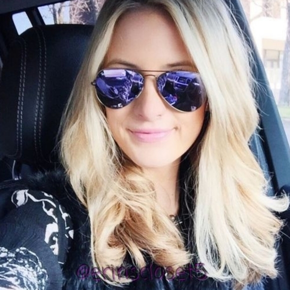 RayBan Aviator Purple Violet Mirror Lens RB3025